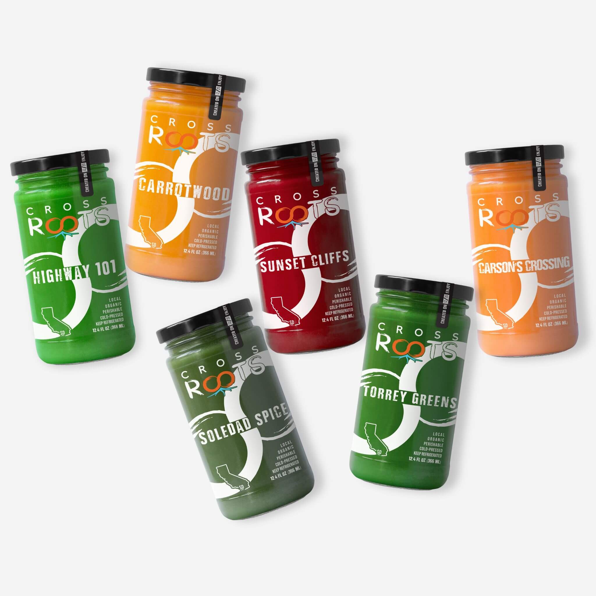 Balanced Bundle: A taste of Cross Roots cold-pressed juice. San Diego ...